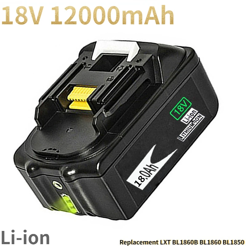 2022-For-18V-12000mAh-12-0Ah-Rechargeable-Power-Tools-Battery-with-LED ...