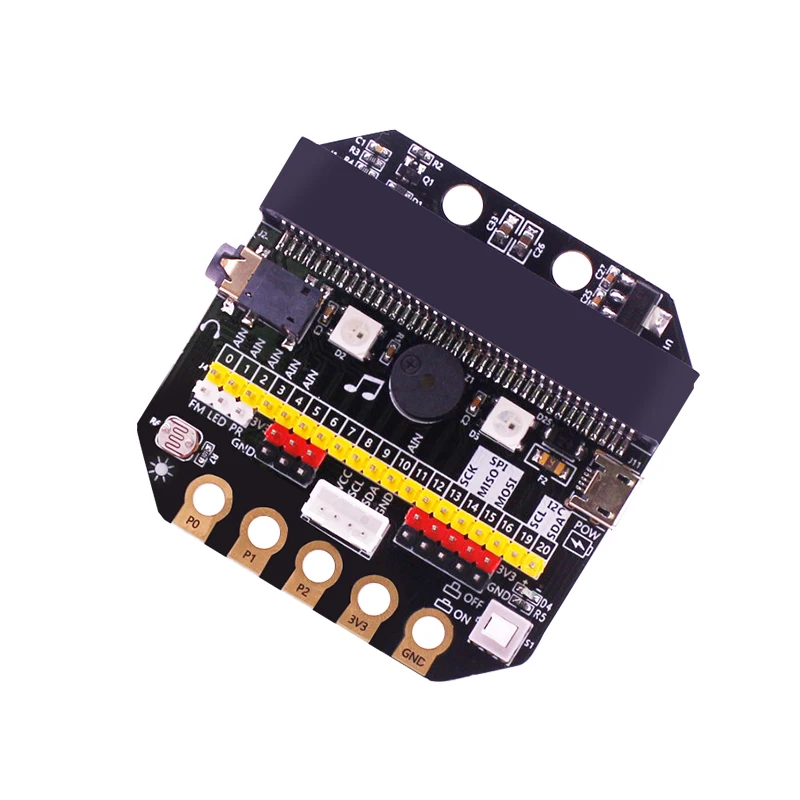 Yahboom Basic:Bit IO Expansion Board For Microbit With Alligator Clip ...