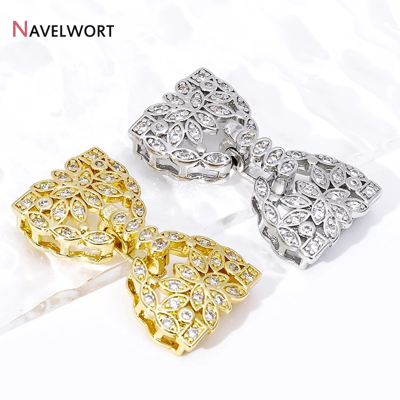 Fasteners-For-Bracelets-18K-Gold-Plated-Pearl-Clasps-Connector-Clasps ...