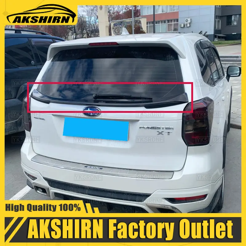 Car Rear Wing Spoiler For Subaru Forester Rear Middle Spoiler Carbon ...