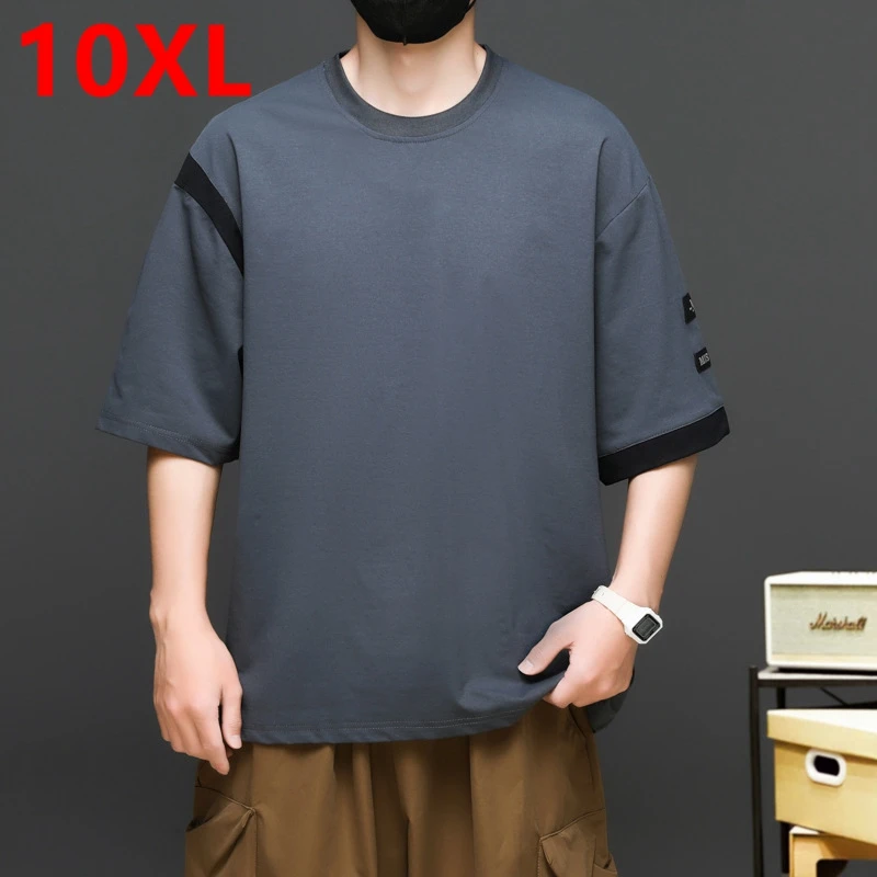 Men-summer-loose-thin-round-neck-short-sleeved-patchwork-T-shirt-plus-size-trendy-chubby-base.jpg