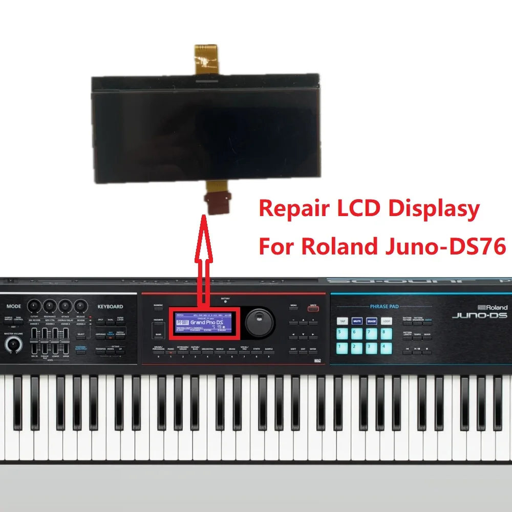 Pantalla-LCD-Original-para-Roland-Juno-DS76-matriz-de-sintetizador-de ...