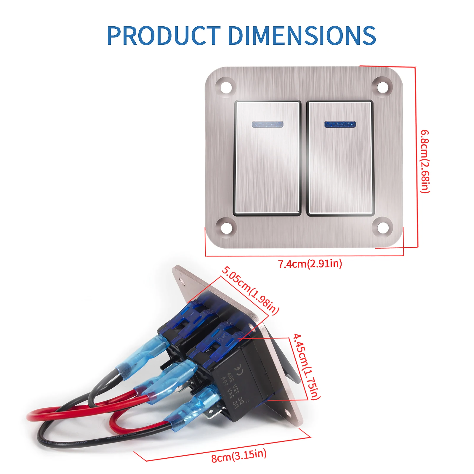2-Gang-Switch-Panel-12v-24V-Universal-Marine-Rocker-Switch-Panel-ON-OFF ...