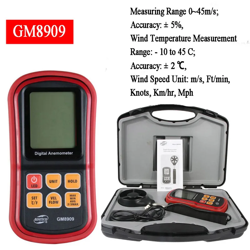BENETECH-GM8909-Multifunctional-Digital-Display-Data-Holding-Handheld ...