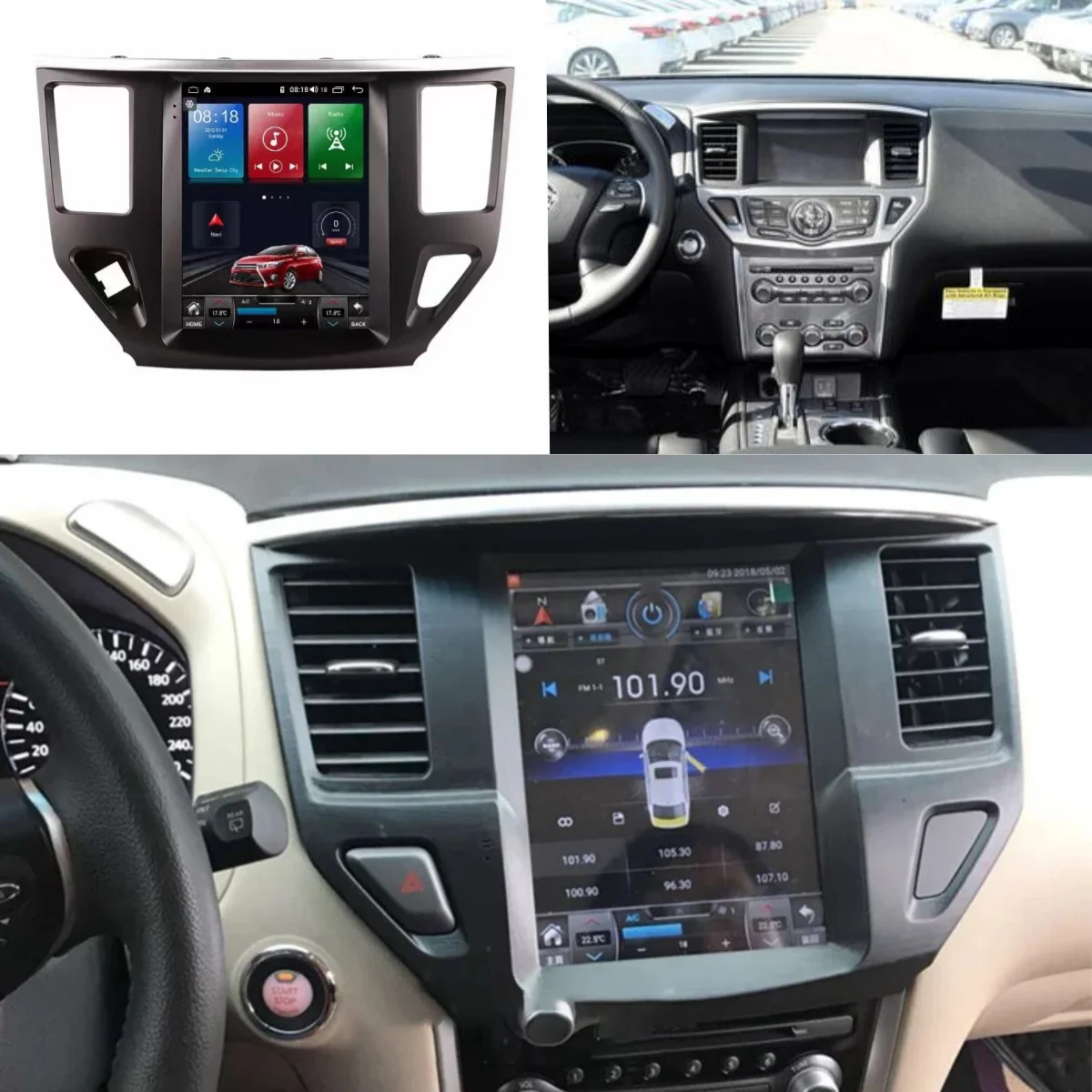 Android-13-Car-GPS-Navigation-For-Nissan-Pathfinder-2012-2013-2014-2015 ...