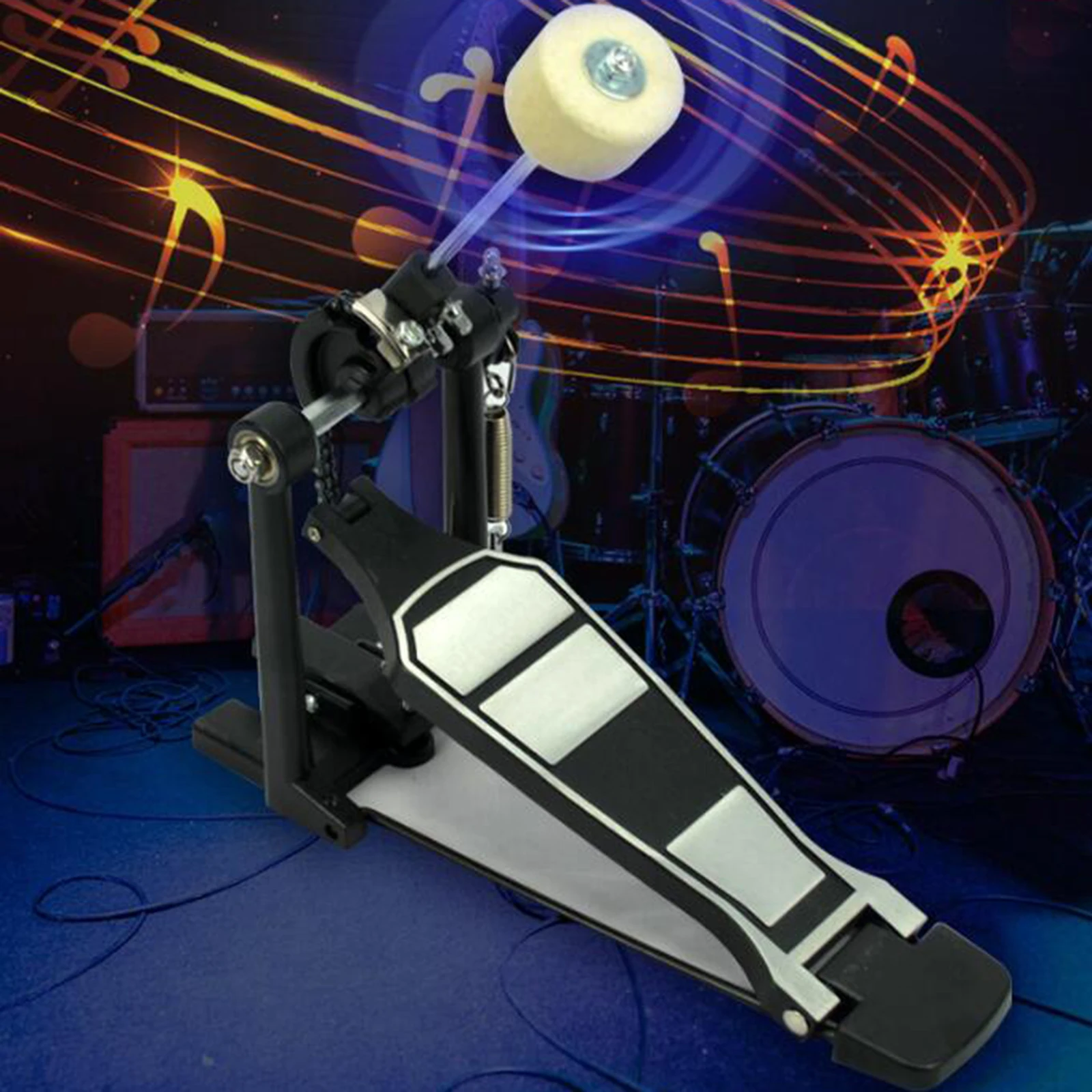 Portable-Bass-Drum-Pedal-para-bateria-eletr-nica-Drum-Practice-Drum ...