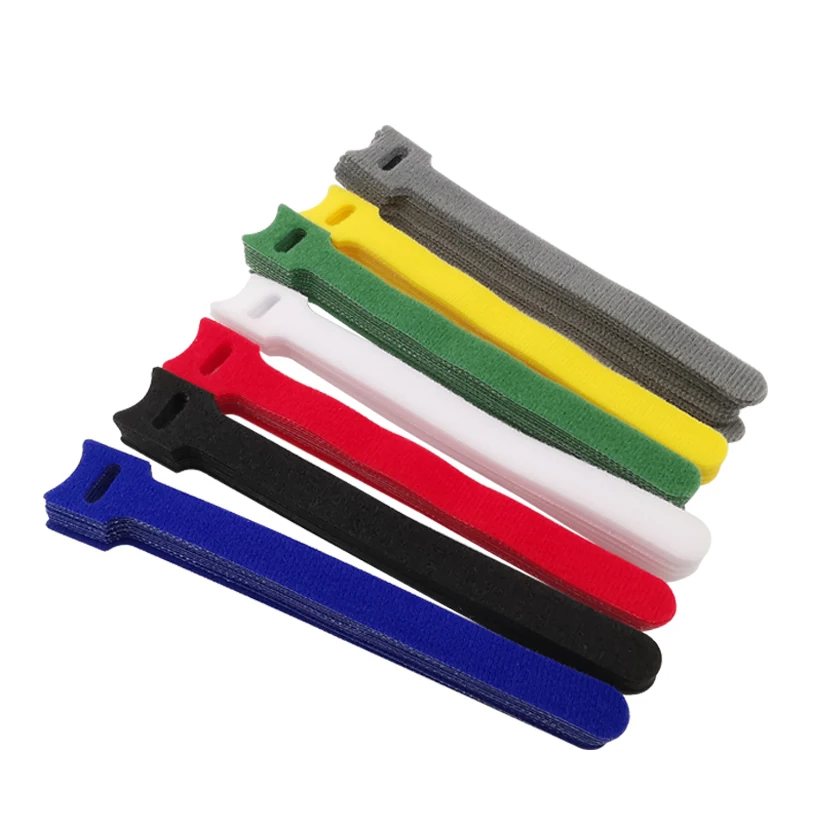 50-100Pcs-150mm-200mm-Releasable-Colored-Plastics-Ties-Fastening ...