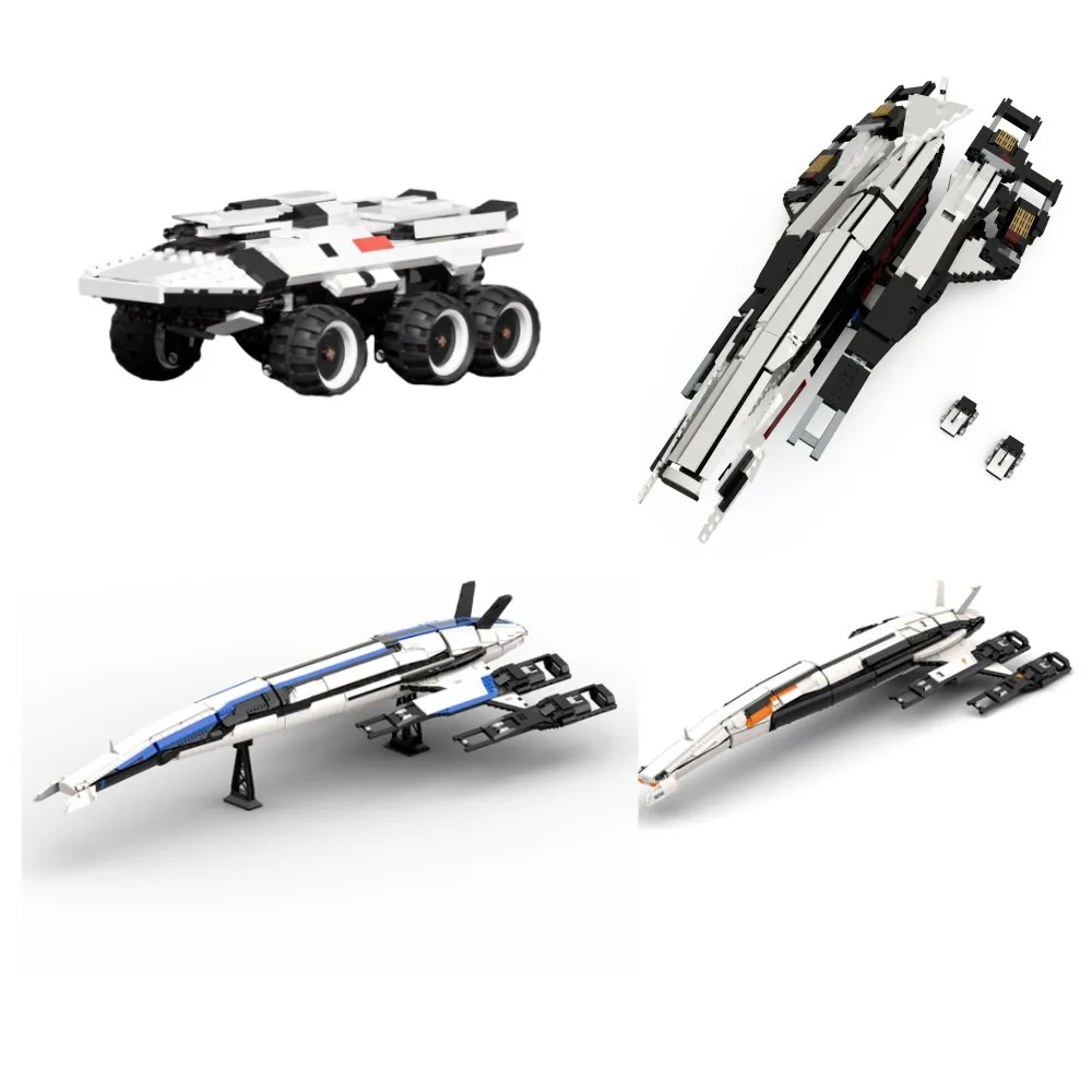 MOC Massseds SR-2 navires blocs de construction jouets kit effets jeu ...