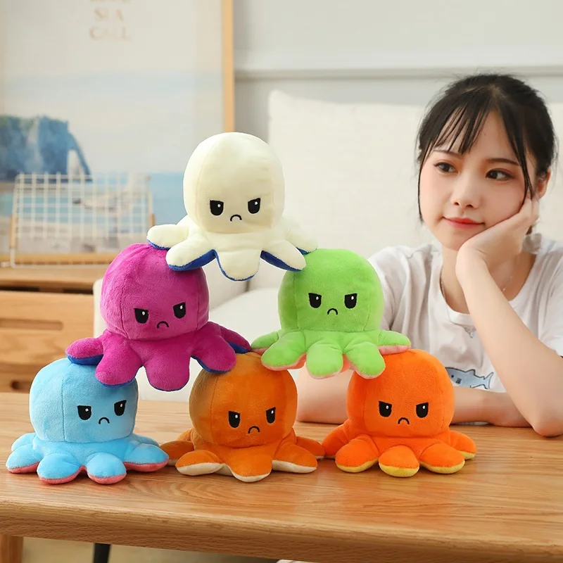 Hsyk Children Kids Plush Fabric Cute Tiktok Octopus Squid Doll Toys ...