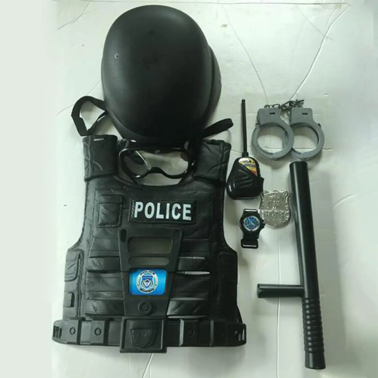 9 Pieces Kids Police Costume Badge Children Dress up Toys Police ...