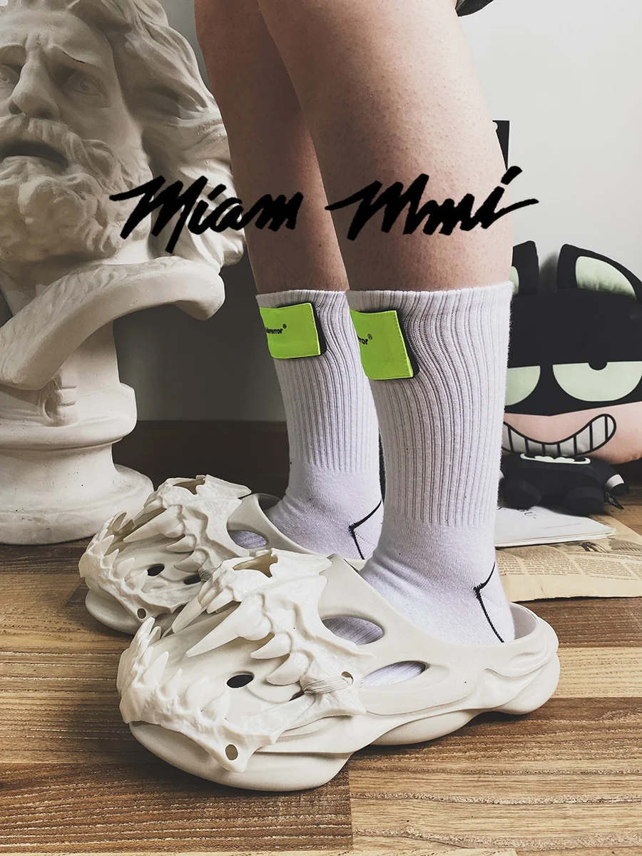 Gothic-Punk-Devil-Skull-Slipper-Summer-Thick-Sole-Couple-Sandals ...