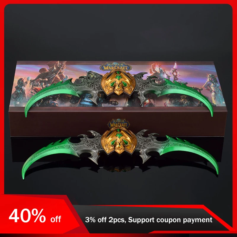 World-of-Warcraft-Game-Peripheral-29cm-Warglaive-of-Azzinoth-Burning-Legion-Illidan-Stormrage ...