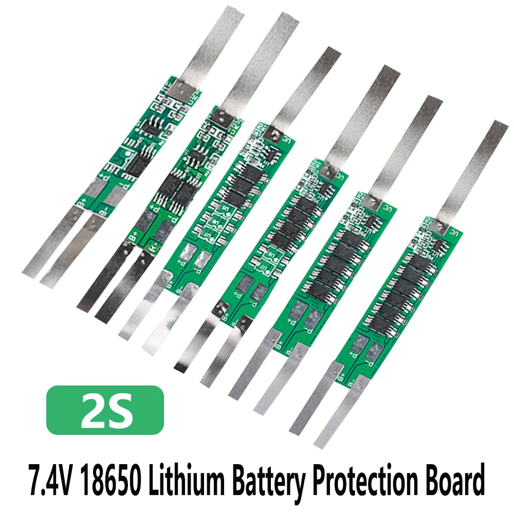 BMS 2S 7.4V 2A 3A 4.5A 6A 7.5A 9A Li-ion Battery Protection Board for ...