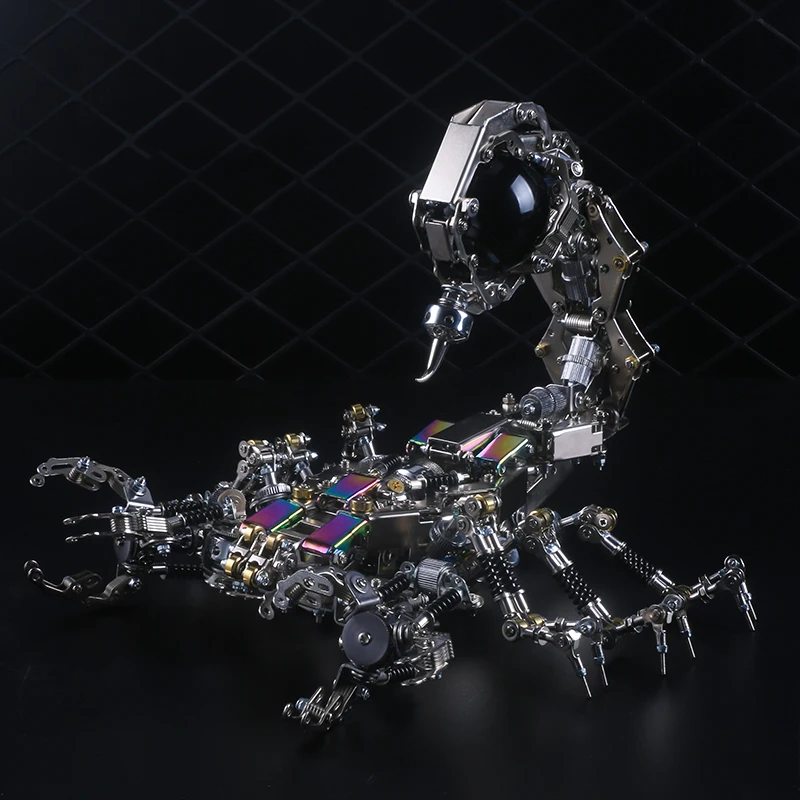 3D-Metal-Three-Dimensional-Mechanical-Scorpion-Model-Puzzle-DIY ...