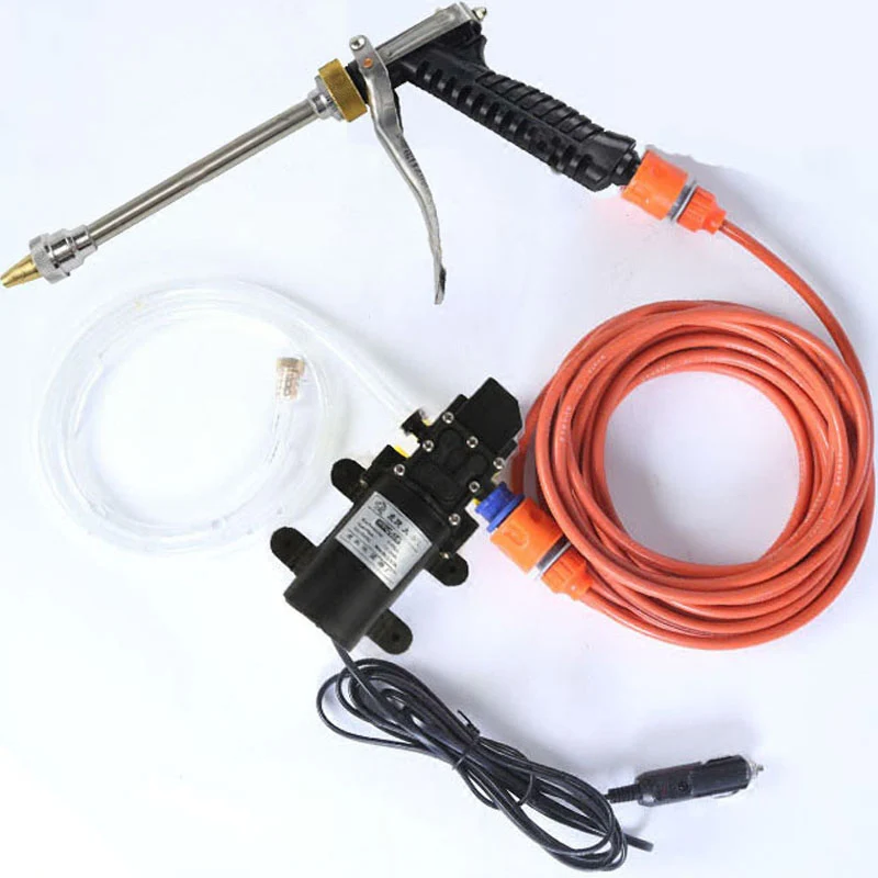DC-12V-100W-High-Pressure-Car-Electric-Washer-Wash-Cleaning-Pump-Set ...
