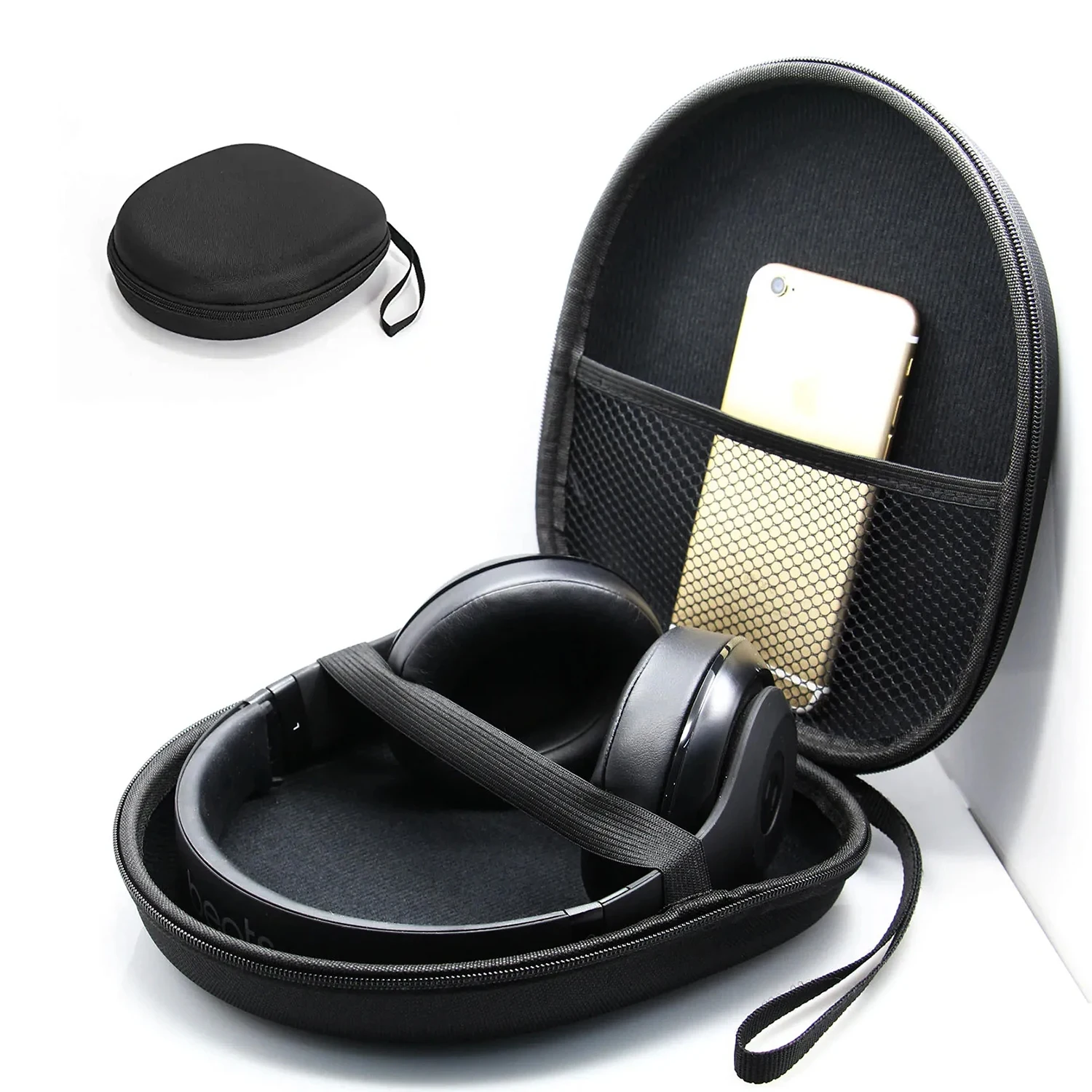 #Headphone storage box suitable for head-mounted portable headphones ...