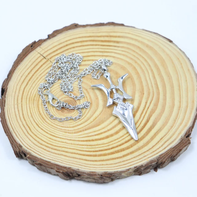 Anime Misa Amane Cosplay Key Chain Necklace Halberd Pendant Necklaces ...