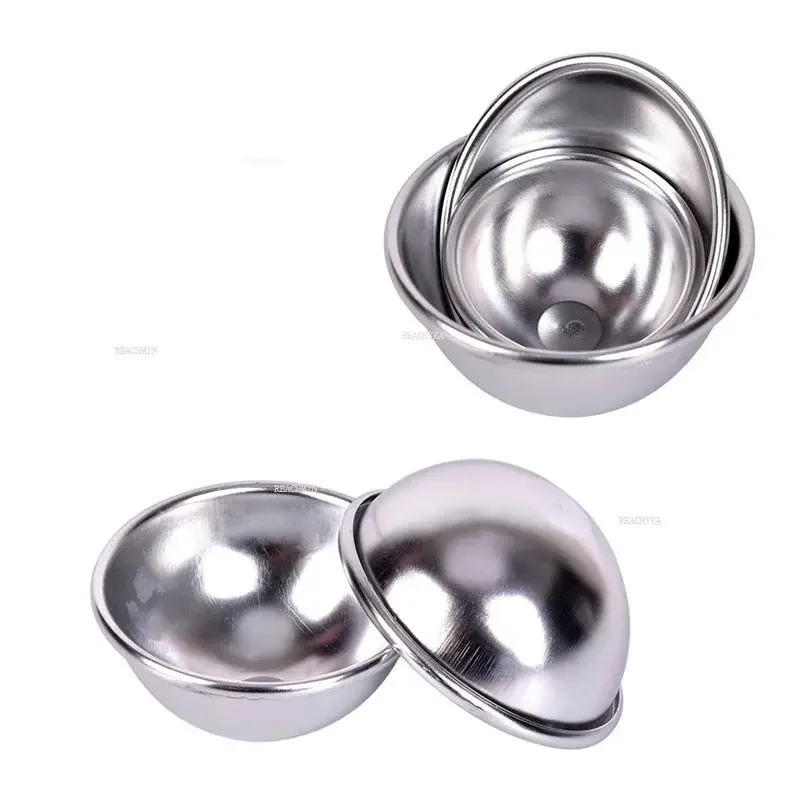 6Pcs DIY Bath Bombs Molds Sphere Soap Mold Multiple Sizes Round Ball ...