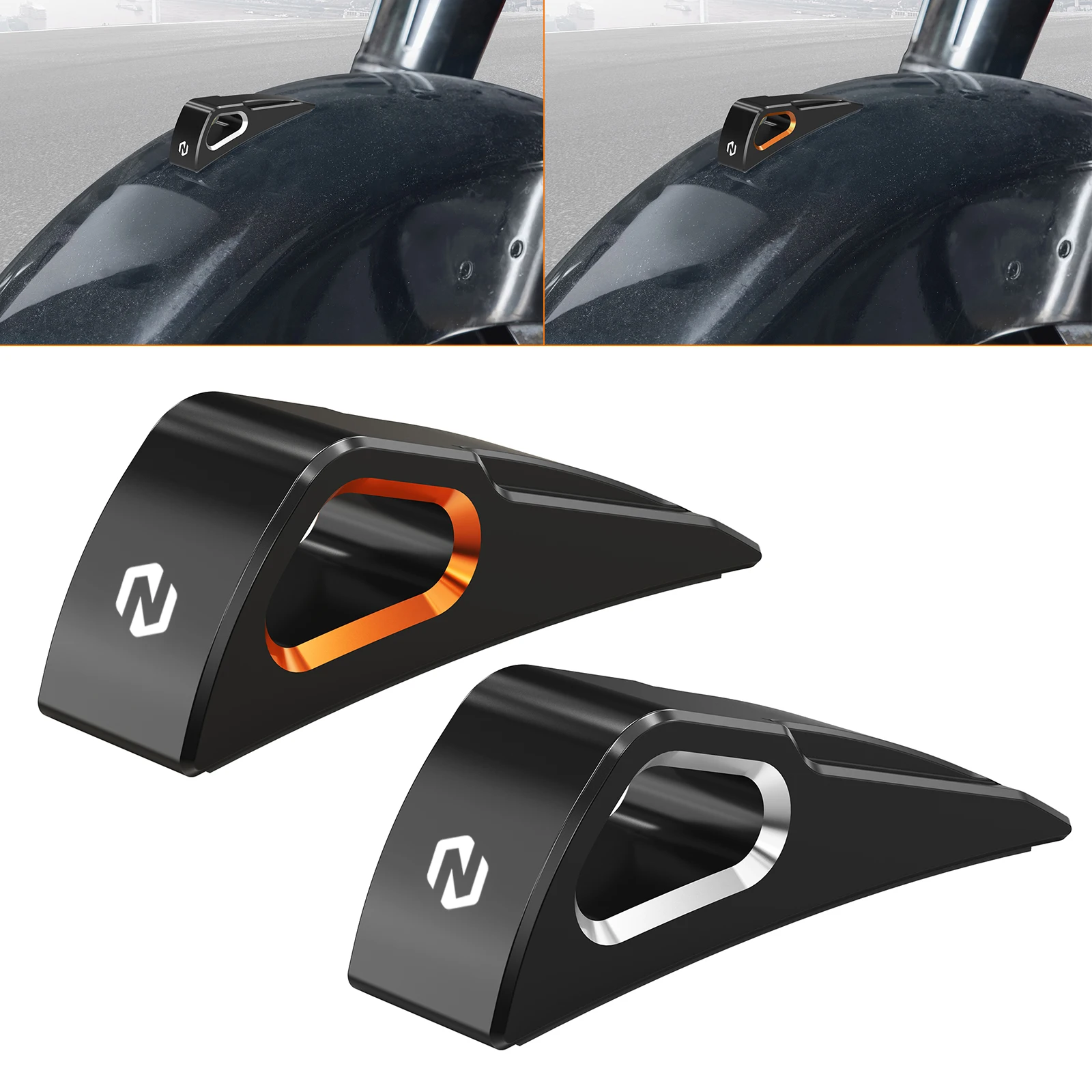 For-2017-2022-Harley-Road-King-FLHR-Front-Fender-Trim-Decor-Ornament ...