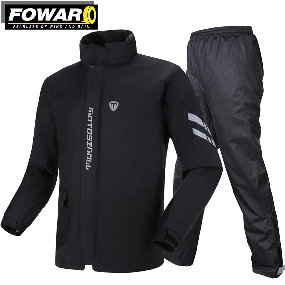 Moto-Waterproof-Biker-Rain-Clothing-Reflective-Motorcycle-Protection ...