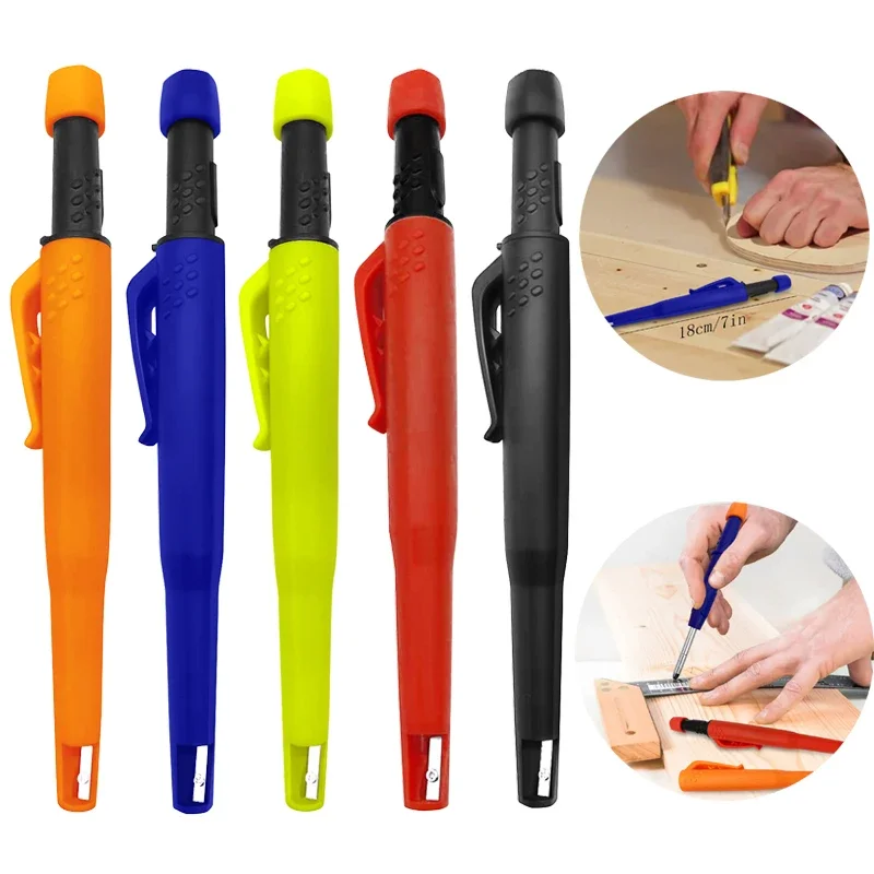 Solid-Carpenter-Mechanical-Pencil-One-piece-Design-Pen-Cap-With ...
