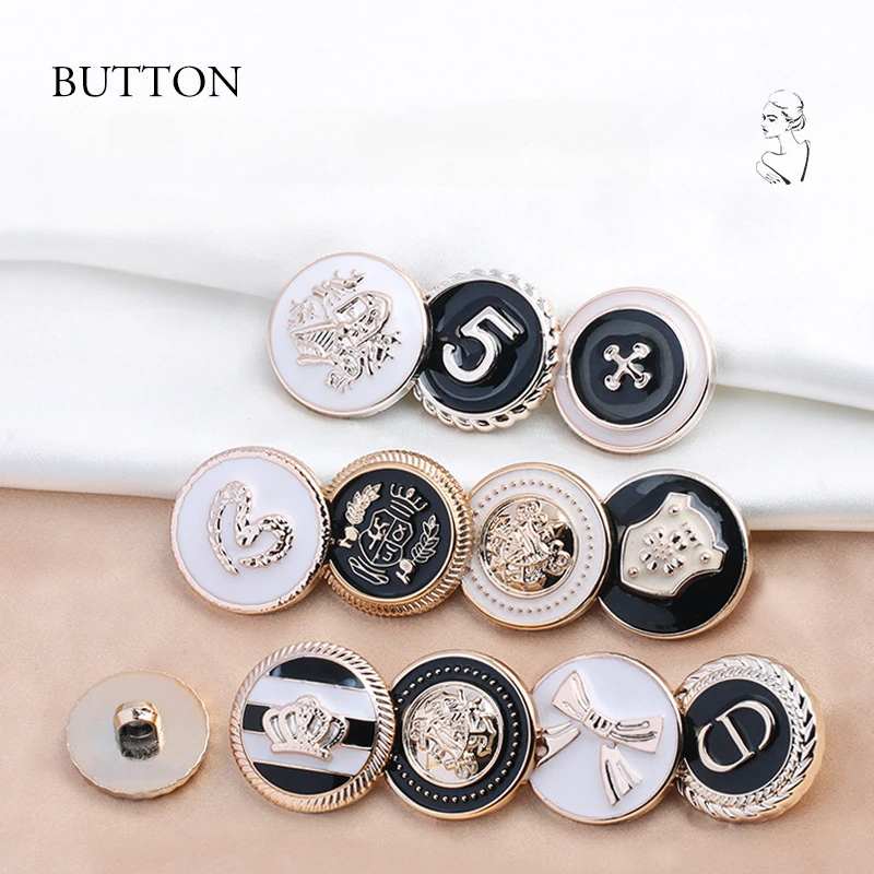 100Pcs-Stylish-Decorative-Buttons-for-Women-Jacket-and-Coat-Vintage ...