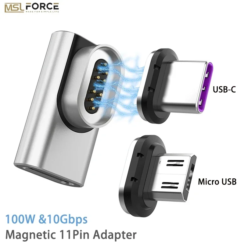 Magnetic-Cable-Plug-Tips-Micro-USB-Magnetic-Charge-Adapter-To-USB-TYPE ...