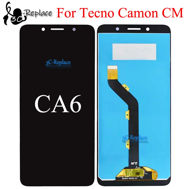 Black-White-5-7inch-For-Tecno-Camon-CM-CA6-LCD-Display-Touch-Screen-Digitizer-Assembly ...
