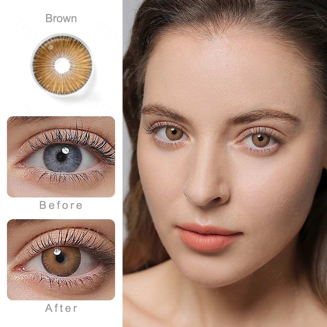 Contact Lens Light Brown