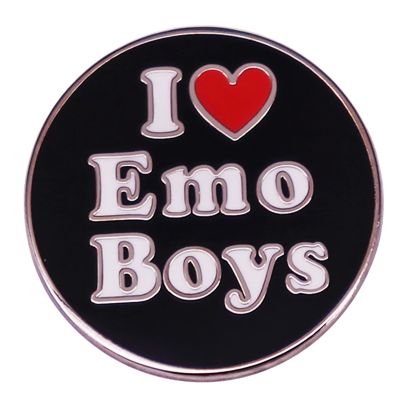 Enamel Jewelry Accessories | Enamel Badge Backpack | Emo Boy ...