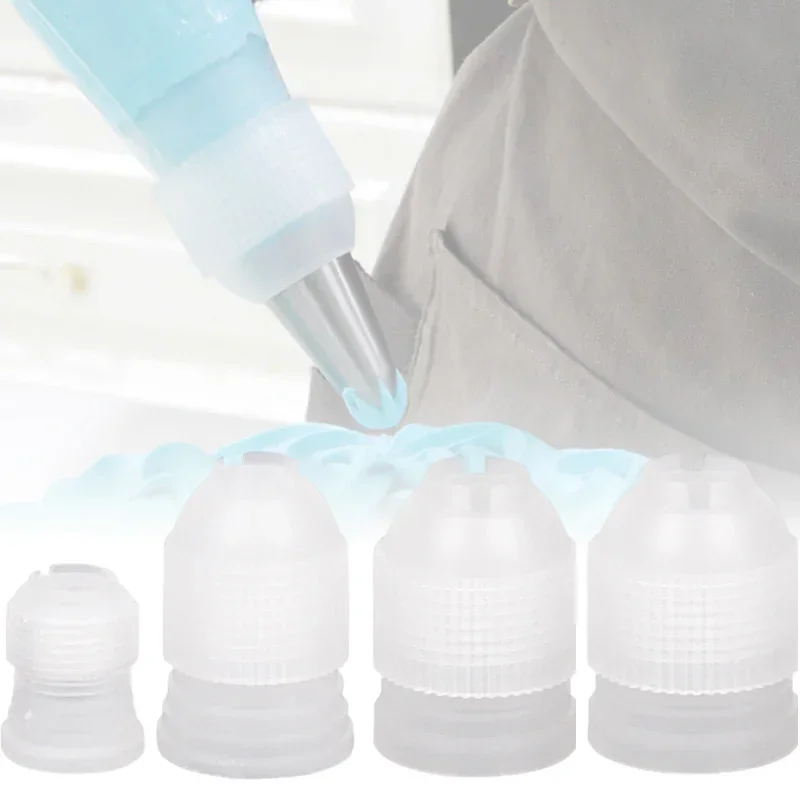 4Pcs-Icing-Piping-Nozzle-Converter-Plastic-Piping-Bag-Converter-Cake ...
