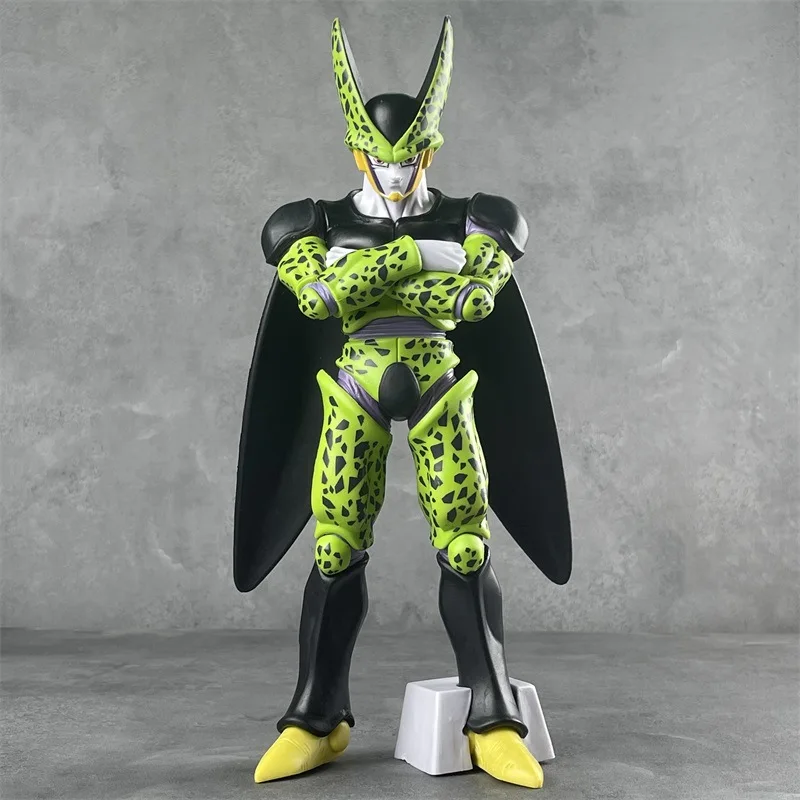 30CM-Anime-Dragon-Ball-Standing-Cell-Action-Figures-Gk-Figurine-Pvc ...