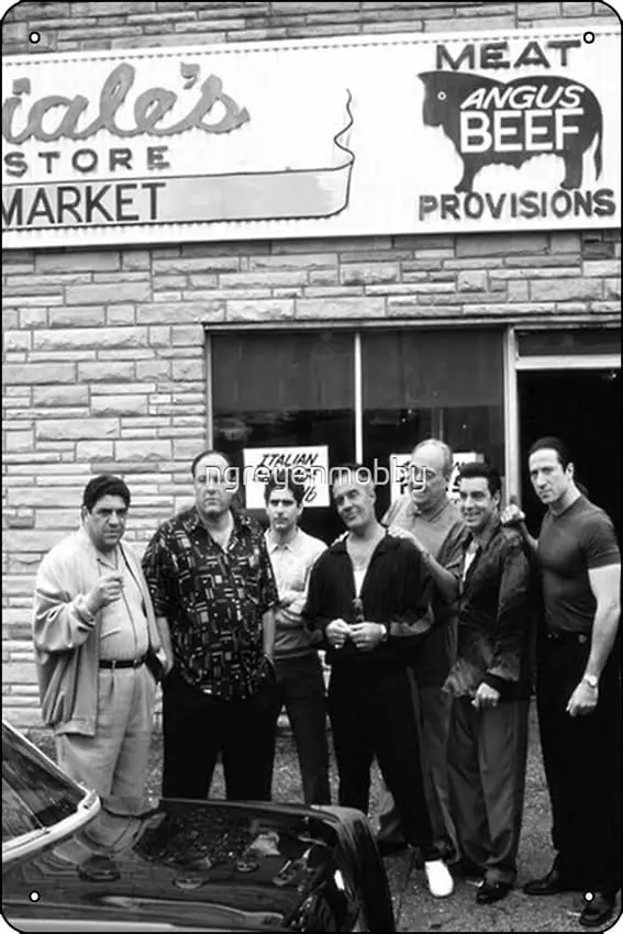 The-Sopranos-Family-Poster-Metal-Tin-Sign-Fun-Home-Art-decoraci-n-de ...