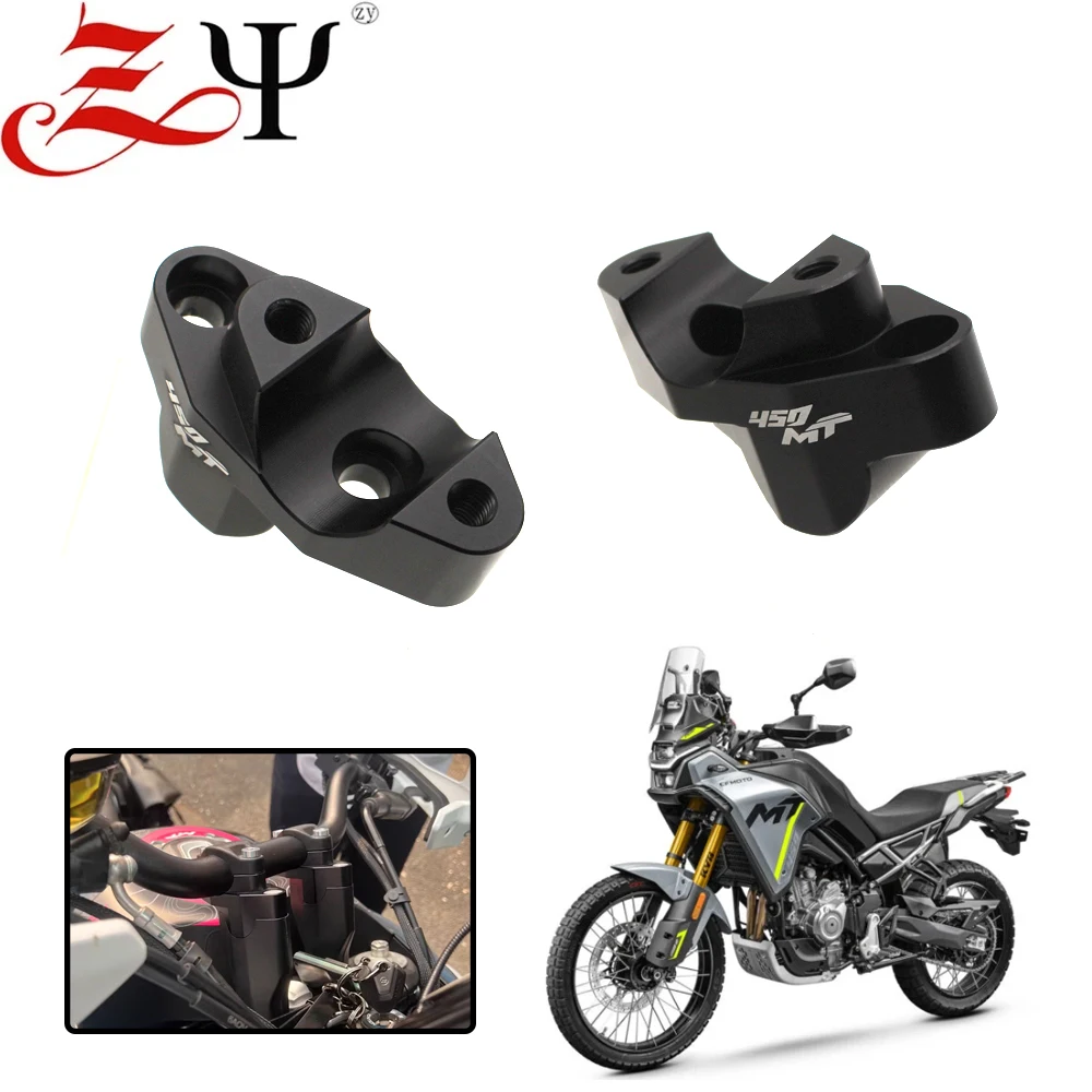 For-CFMOTO-450MT-450-MT-Handlebar-Risers-Up-Motorcycle-Accessories ...