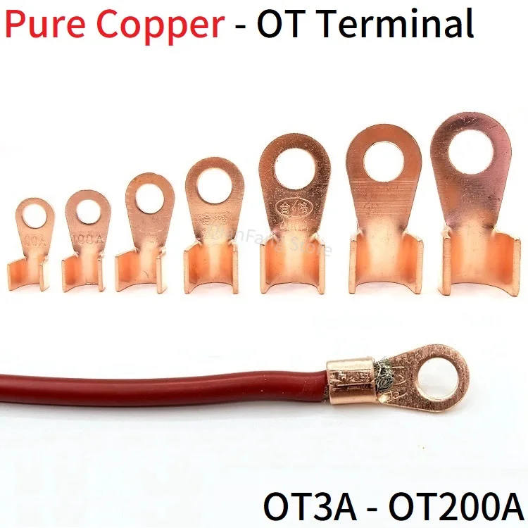 Copper-Wire-Terminal-OT-Type-3A-5A-10A-20A-30A-40A-50A-60A-80A-200A ...