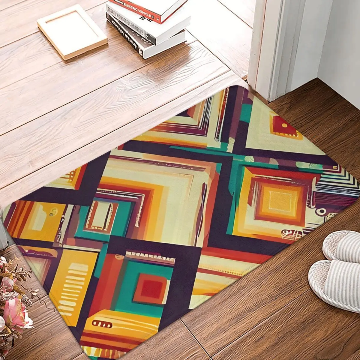 Bohemian-African-Kente-Kitenge-Blend-Bath-Mat-African-Ethnic-Print ...