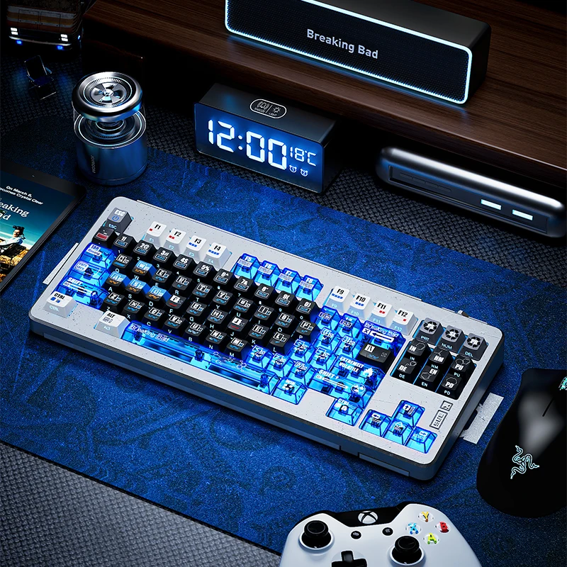 Breaking-Bad-Theme-Keycap-Set-193key-PBT-PC-Custom-Translucent-Keyboard ...
