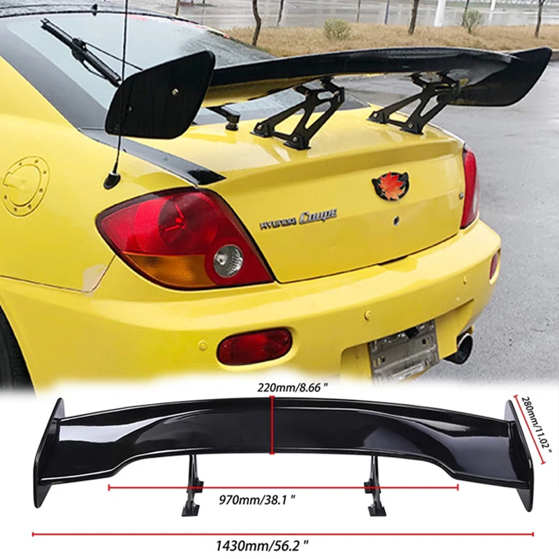 Hyundai-genesis-coupe-rear-trunk-spoiler-rear-wing-universal-glossy ...