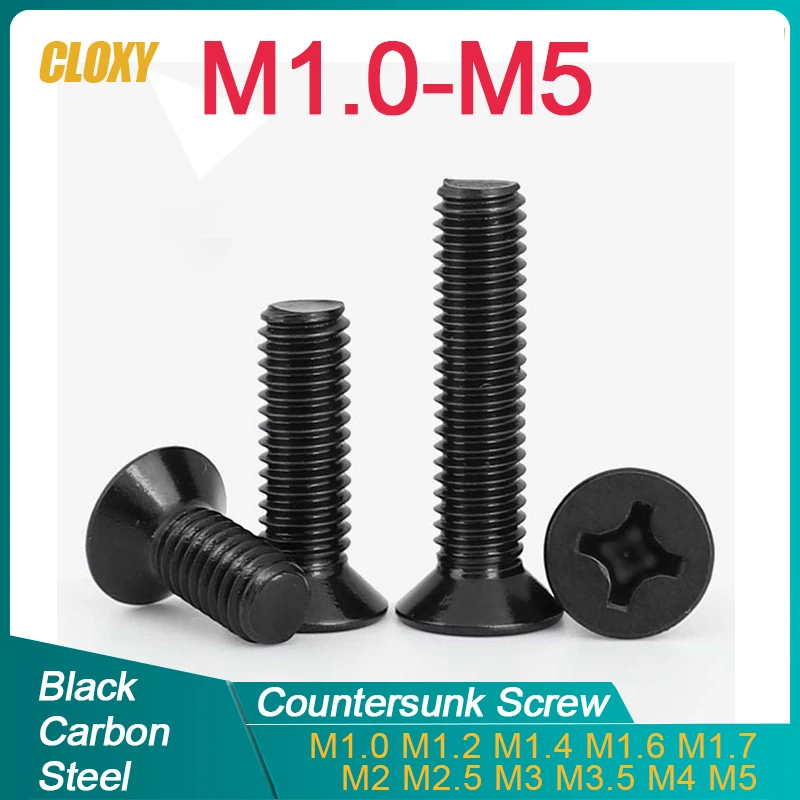 500/ 200/ 100/ 50/ 20pcs M1 M1.2 M1.4 M1.6 M2 M2.5 M3 M3.5 M4 M5 Small ...