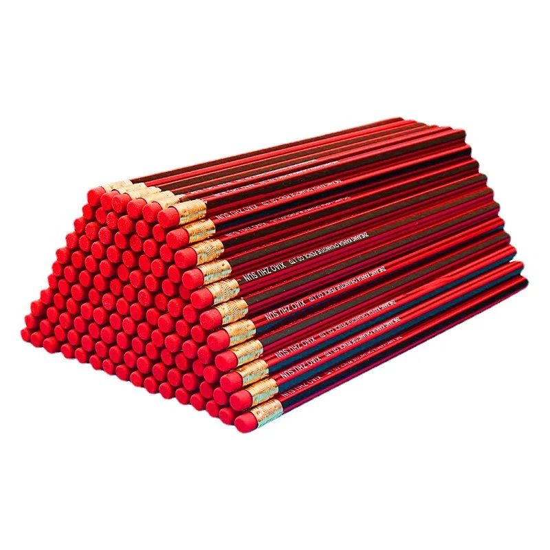School-Students-Writing-Stationery-Wooden-Pencil-HB-Pencil-with-Eraser ...