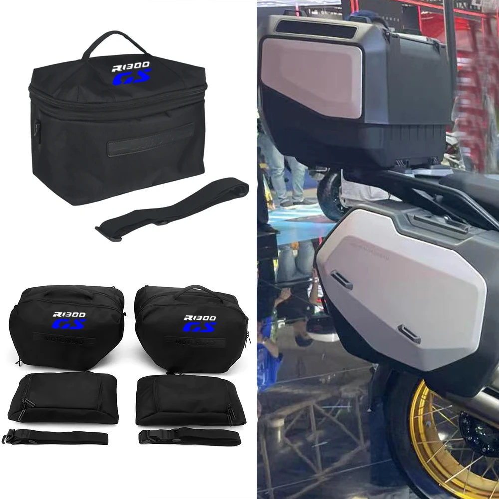 Motorcycle-Bag-Side-Case-Inner-Bags-Luggage-bags-Black-A-pair-For-BMW-R ...