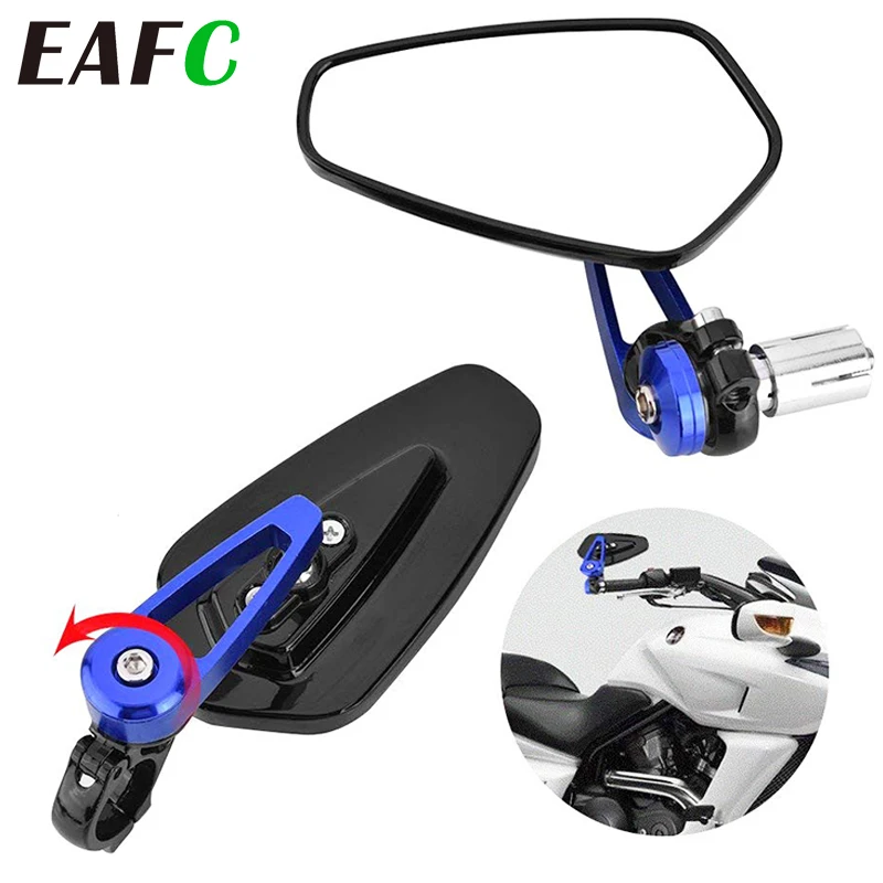 2pcs Set Universal Motorcycle Rearview Mirrors Motorbike 360 Degree