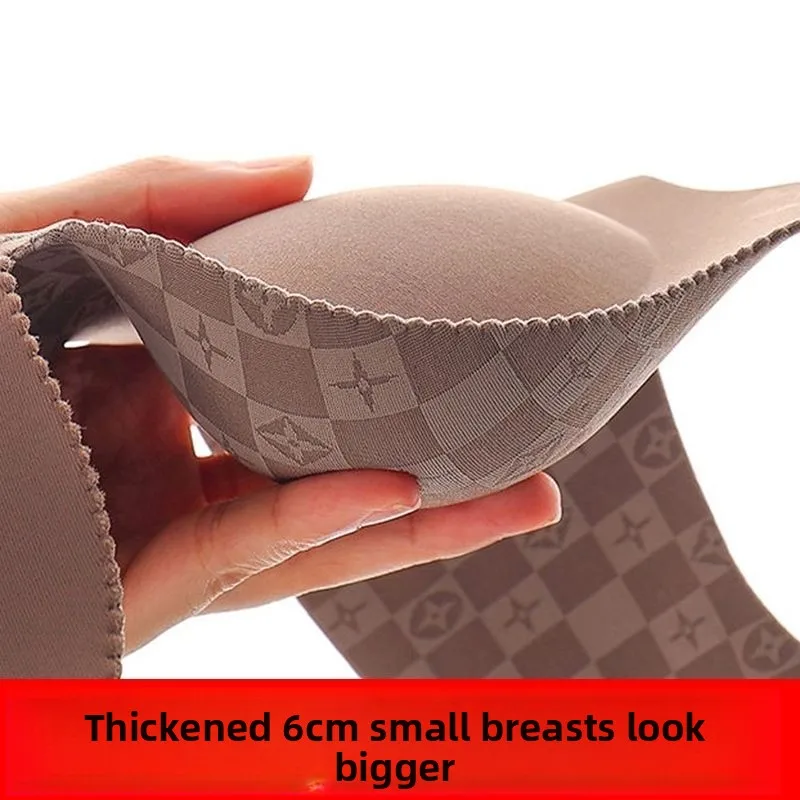 Extra Thick 6cm Push Up Bra for Small Chest - Seamless Invisible Padded ...