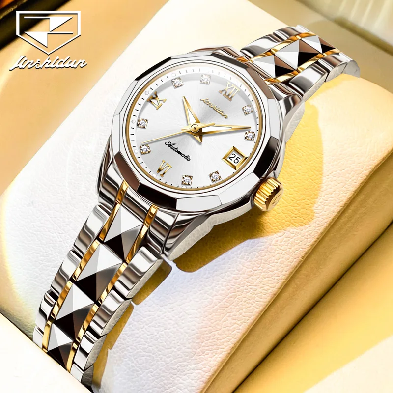 JSDUN-Elegant-Luxury-Women-Automatic-Mechanical-Watches-New-Waterproof ...