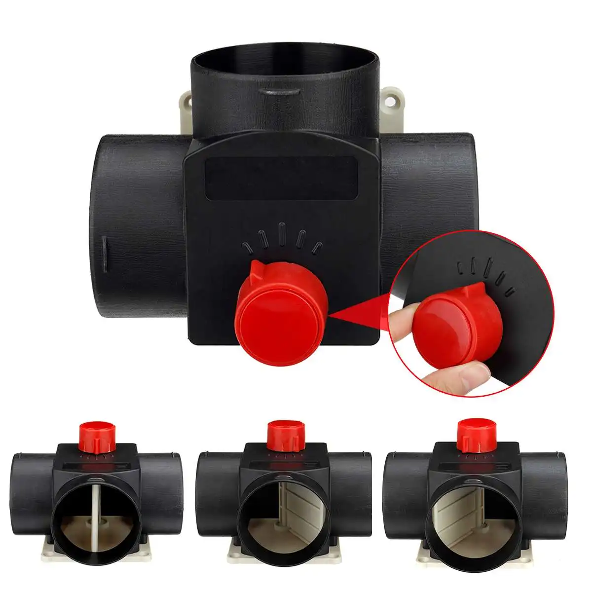 75mm-Ducting-T-Piece-Vent-Connector-for-Webasto-Eberspaecher-Air-Diesel ...