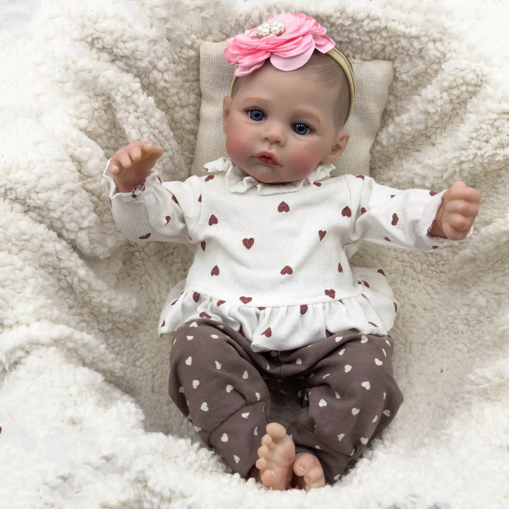 45cm-Bebe-Reborn-Doll-Meadow-Soft-Vinyl-Newborn-Baby-Girl-Dolls ...