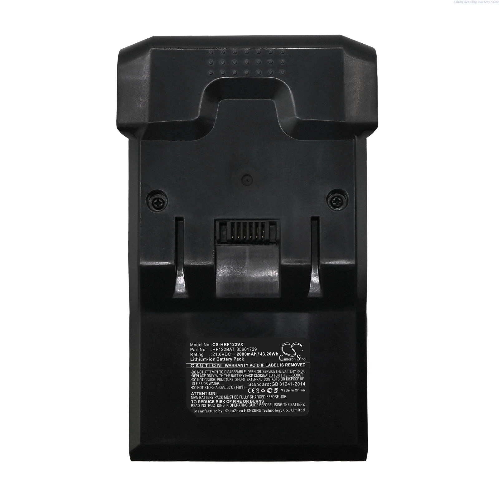 Cameron Sino 21.6V 2000mAh Vacuum Cleaner Battery HF122BAT 35601729 ...