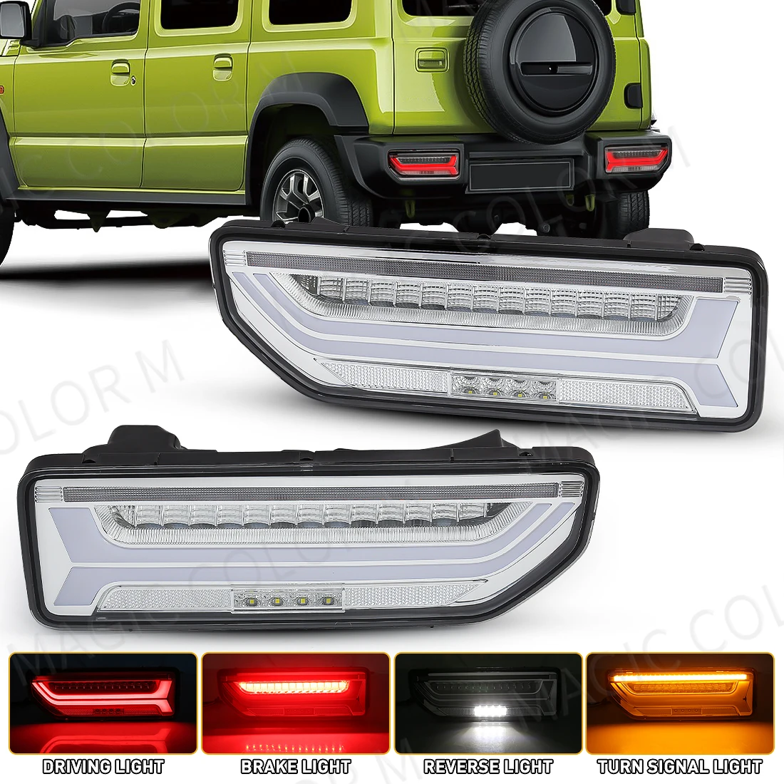 LED-Tail-Lamps-For-Suzuki-Jimny-2019-2020-2021-2022-2023-Rear-Brake ...