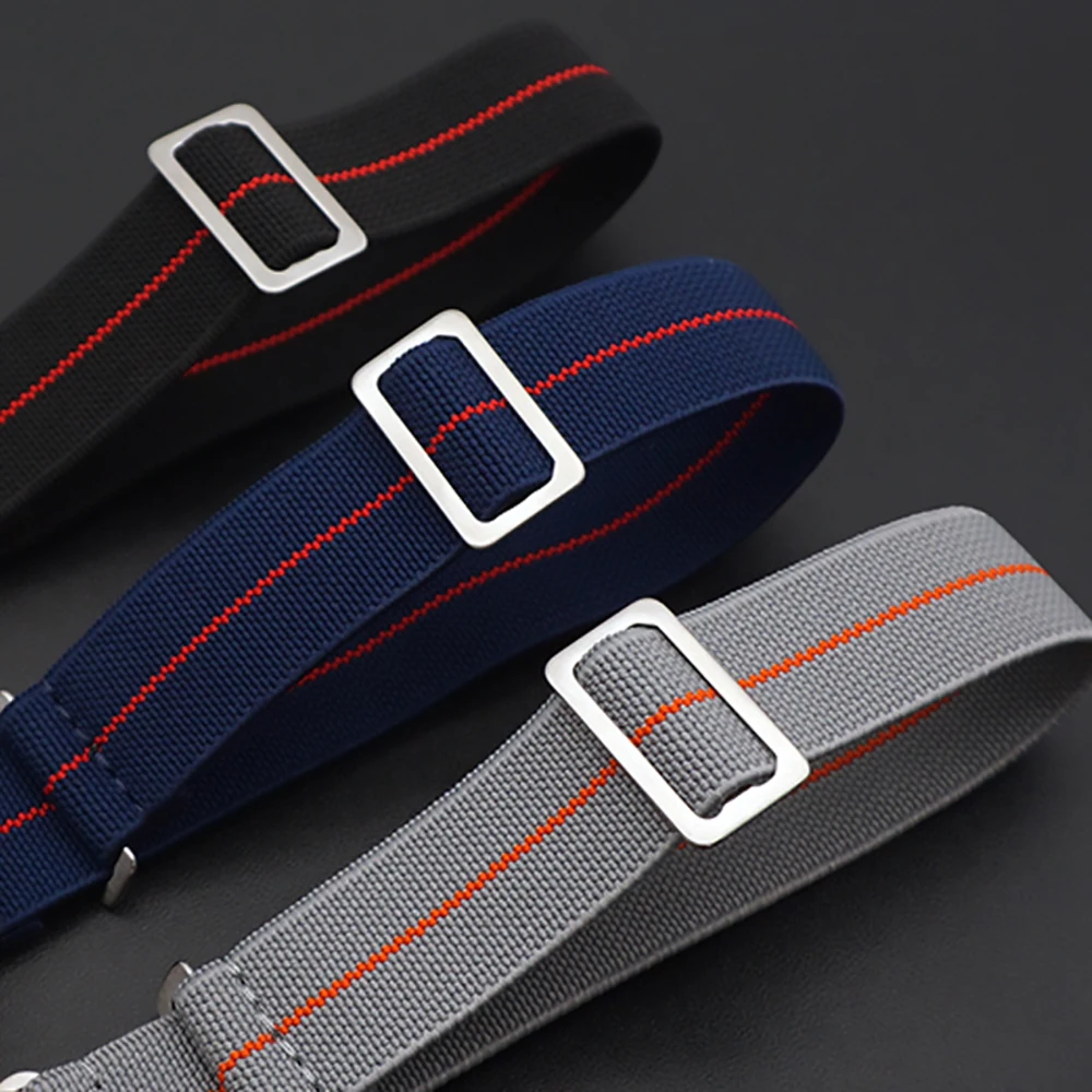 Comfortable Nylon Watch Band 20mm 22mm Military Washable Strap Durable ...
