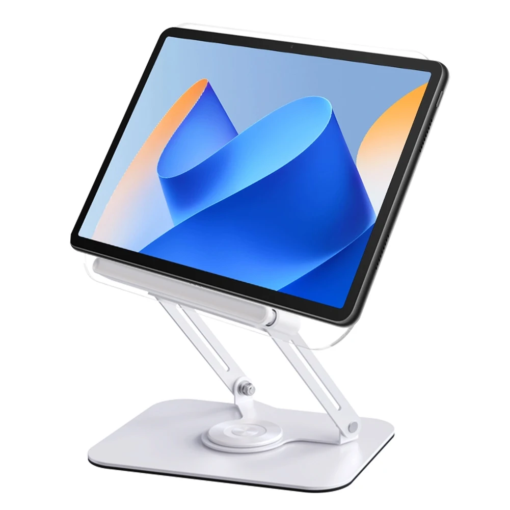 Acrylic Book Holder Adjustable Foldable Desktop Riser with 360 Degree ...